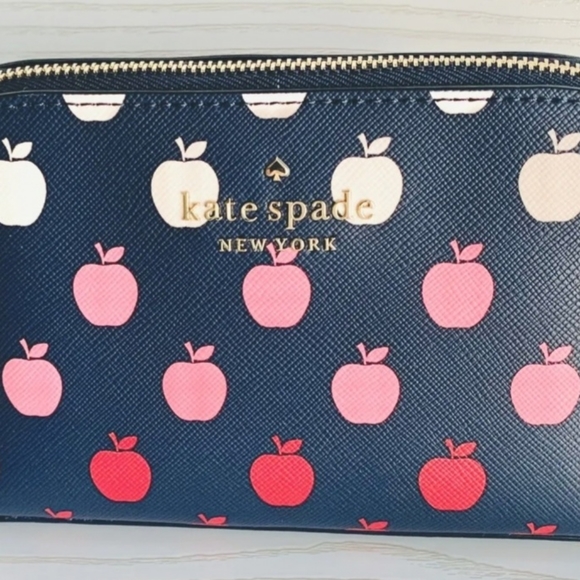 kate spade | Bags | New Kate Spade Small Cosmetic Case Orchard Degrade ...
